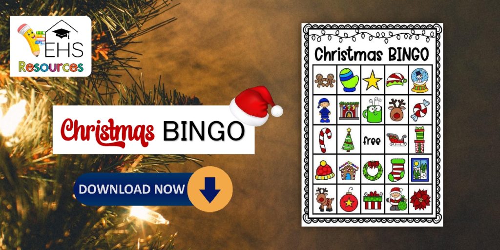 Christmas Bingo Freebie - EHS RESOURCES