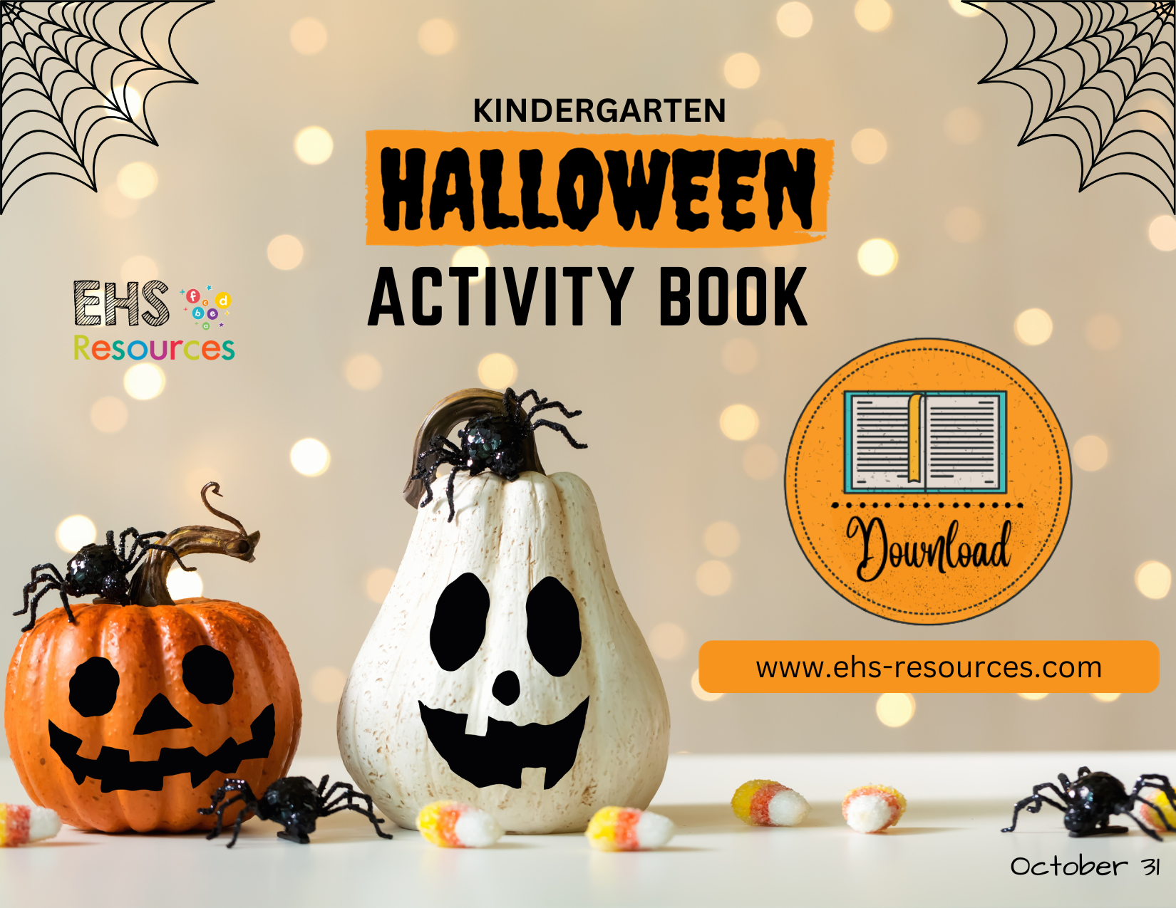 Halloween Kindergarten Worksheets: Free Learning Resources - EHS RESOURCES