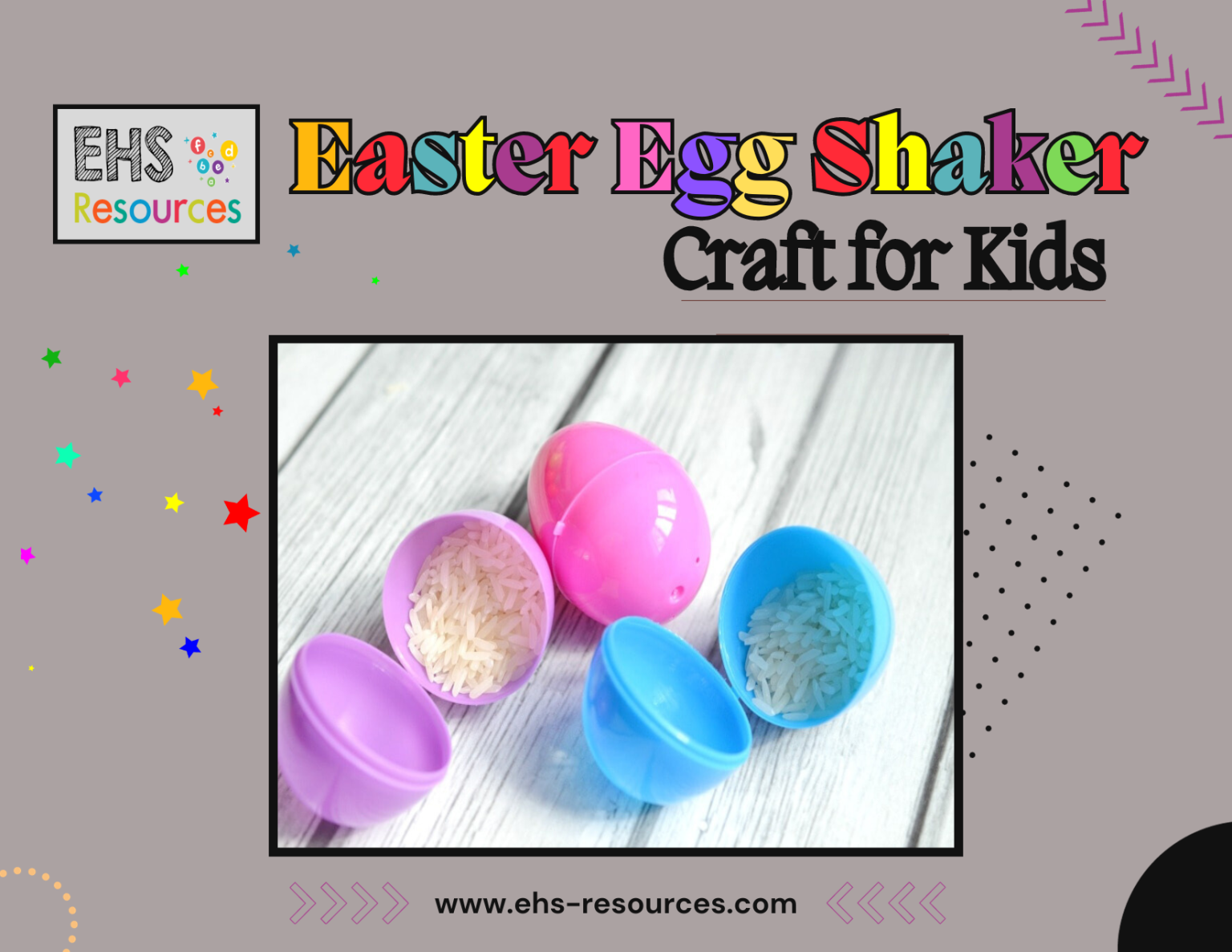 Easter Egg Shakers: A Musical and Colorful Craft for Kids - EHS