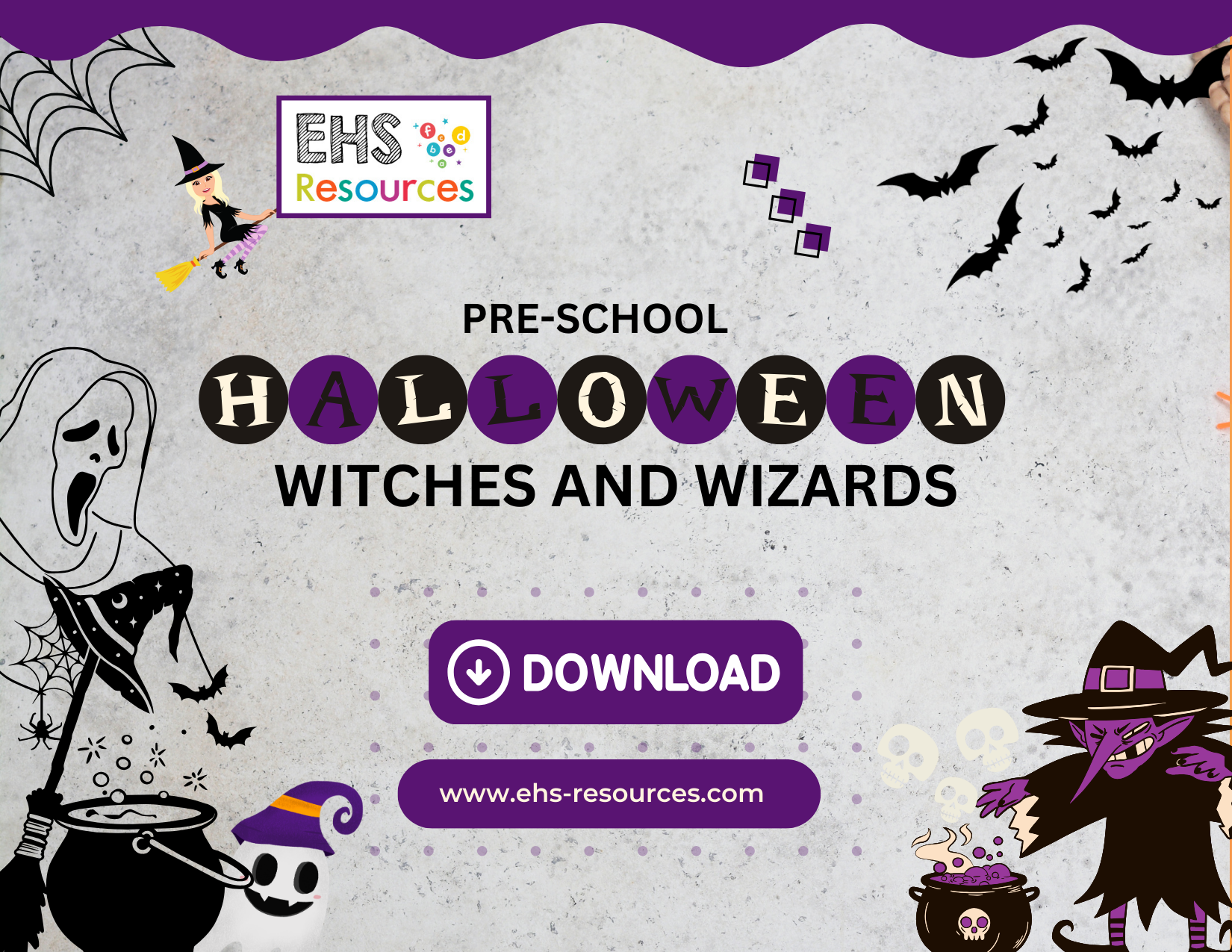 Halloween Kindergarten Worksheets - Spooky Learning Fun with EHS ...