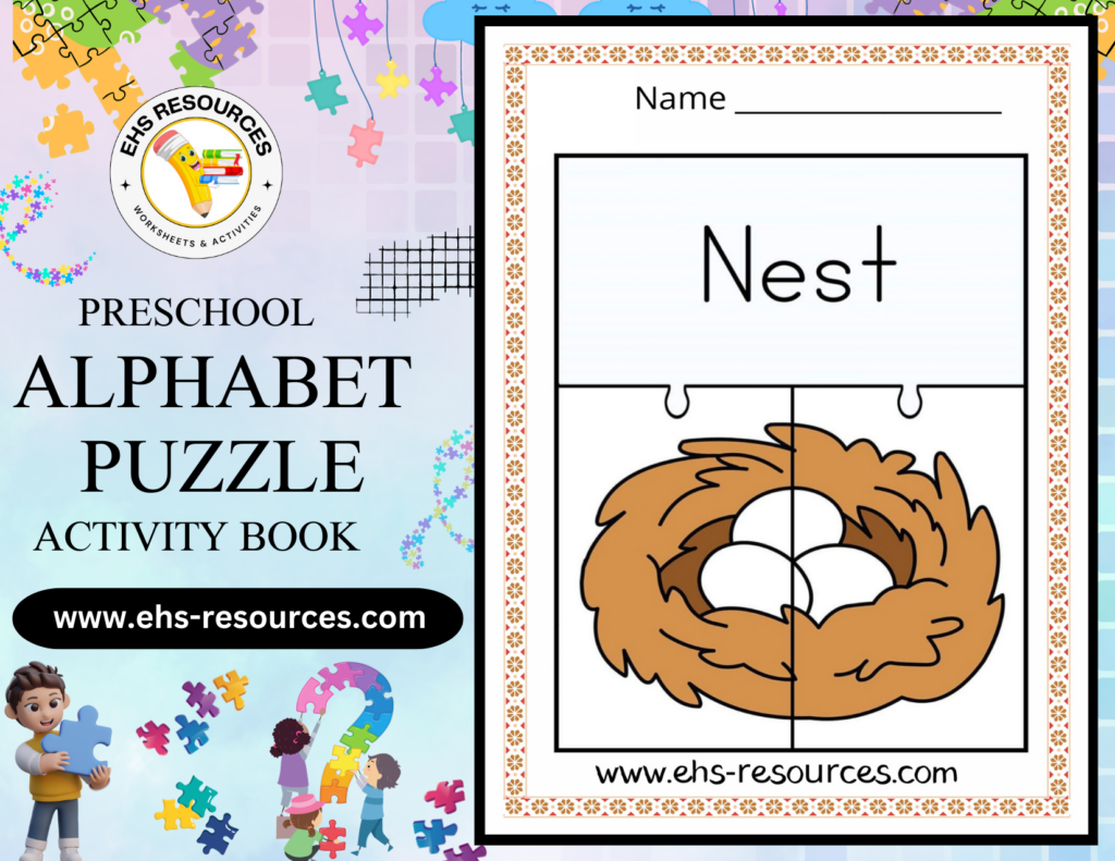 Preschool Alphabet Puzzle Activity: EHS RESOURCES